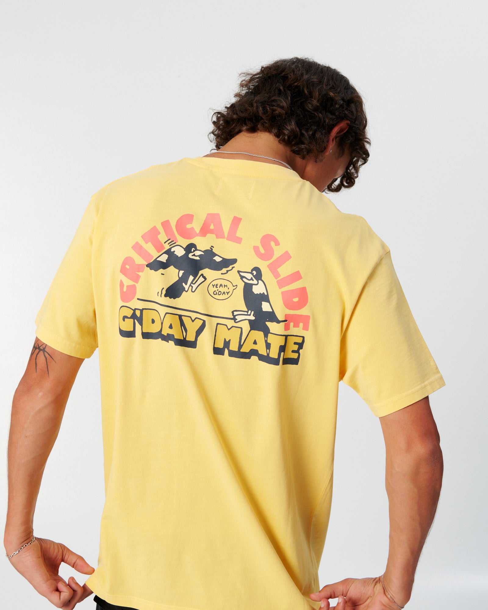 G'Day Mate Tee — Sunflower